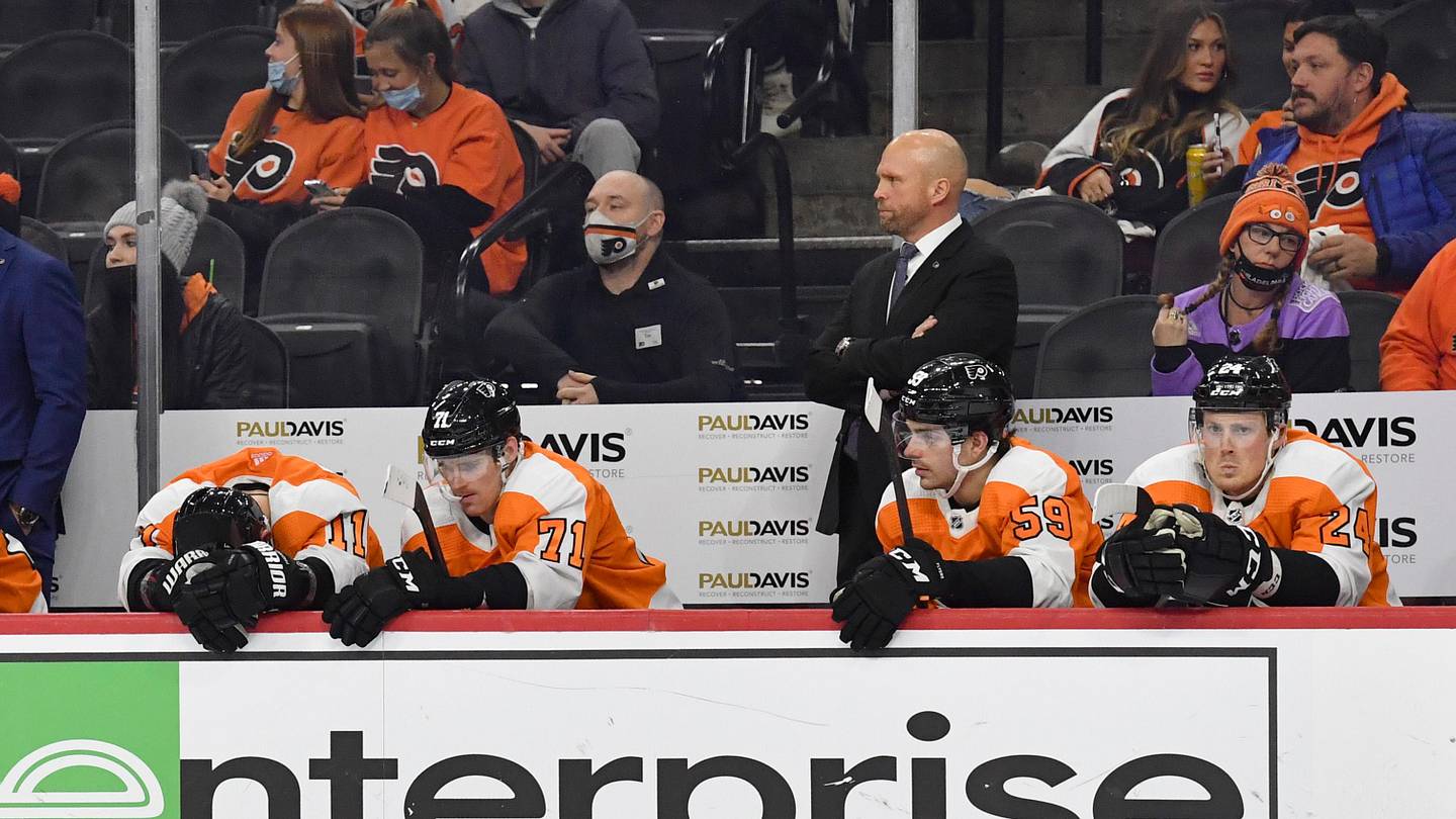 This coaching group once ran the Flyers bench, but not for long