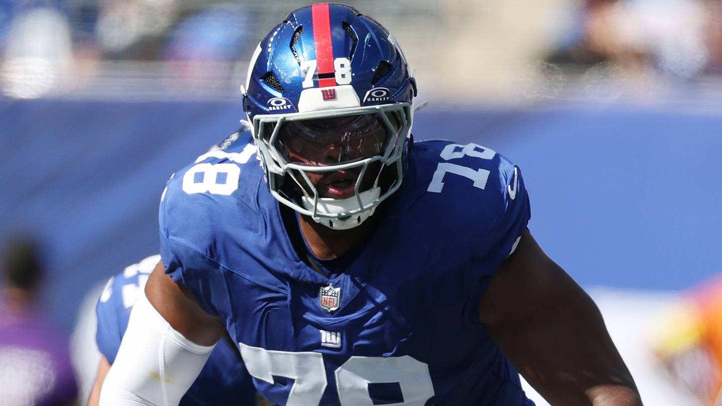 Andrew Thomas is fueling Giants rookie breakout (and it’s not Jaxson Dart)
