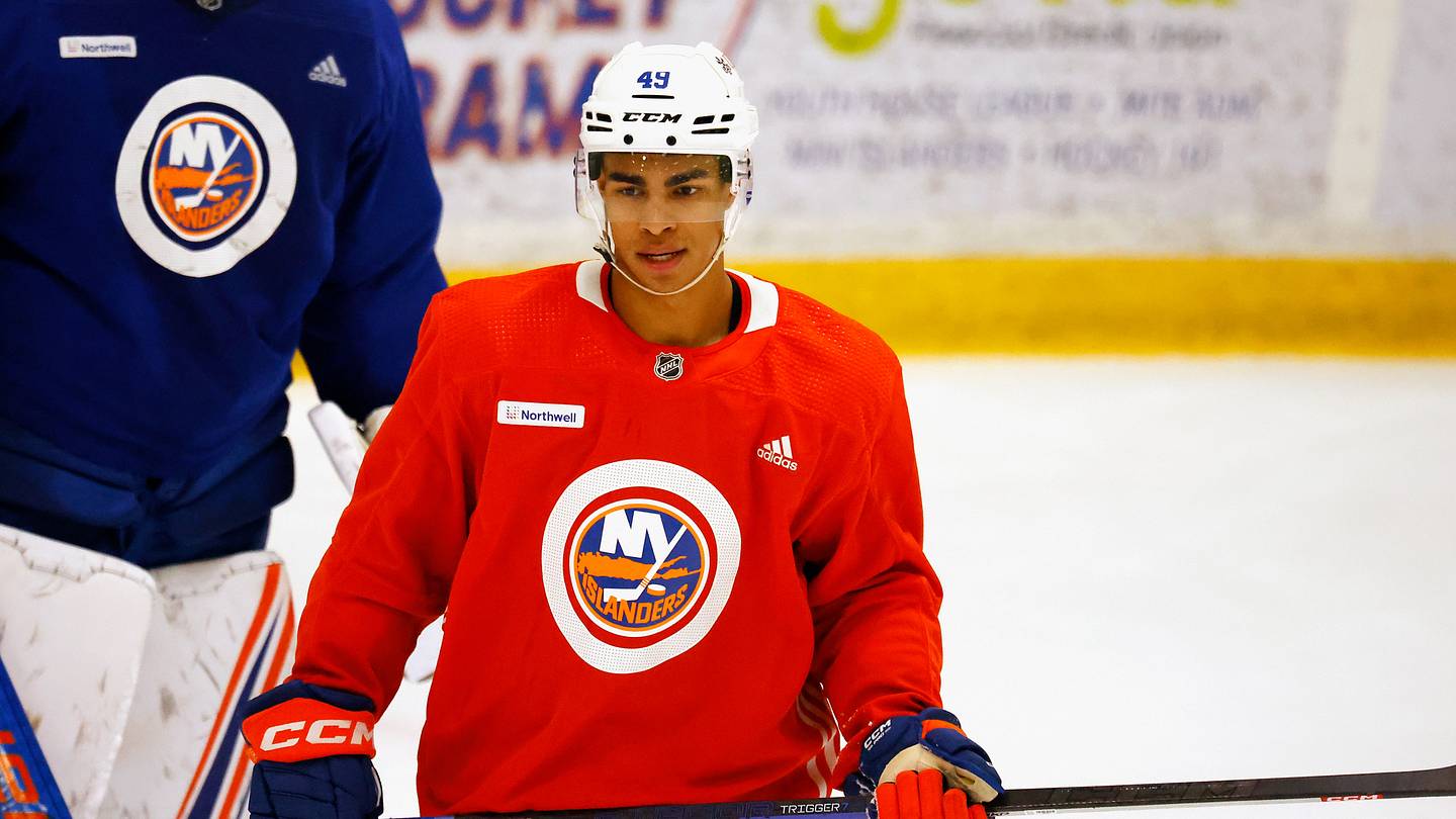 Some unexpected faces suit up on day one of NY Islanders rookie camp