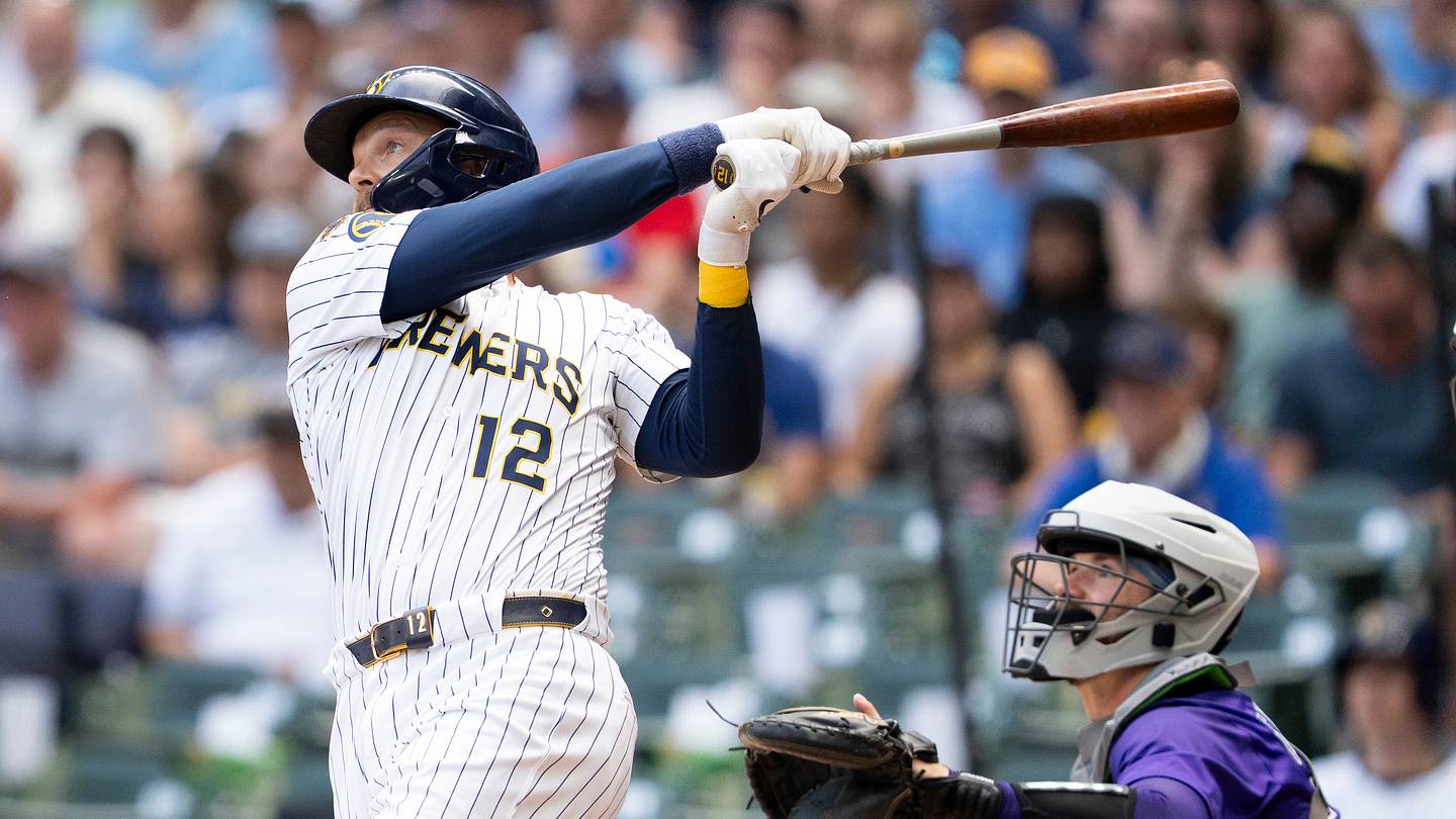 Brewers return big bat to their roster ahead of Tuesday night's tilt in ...
