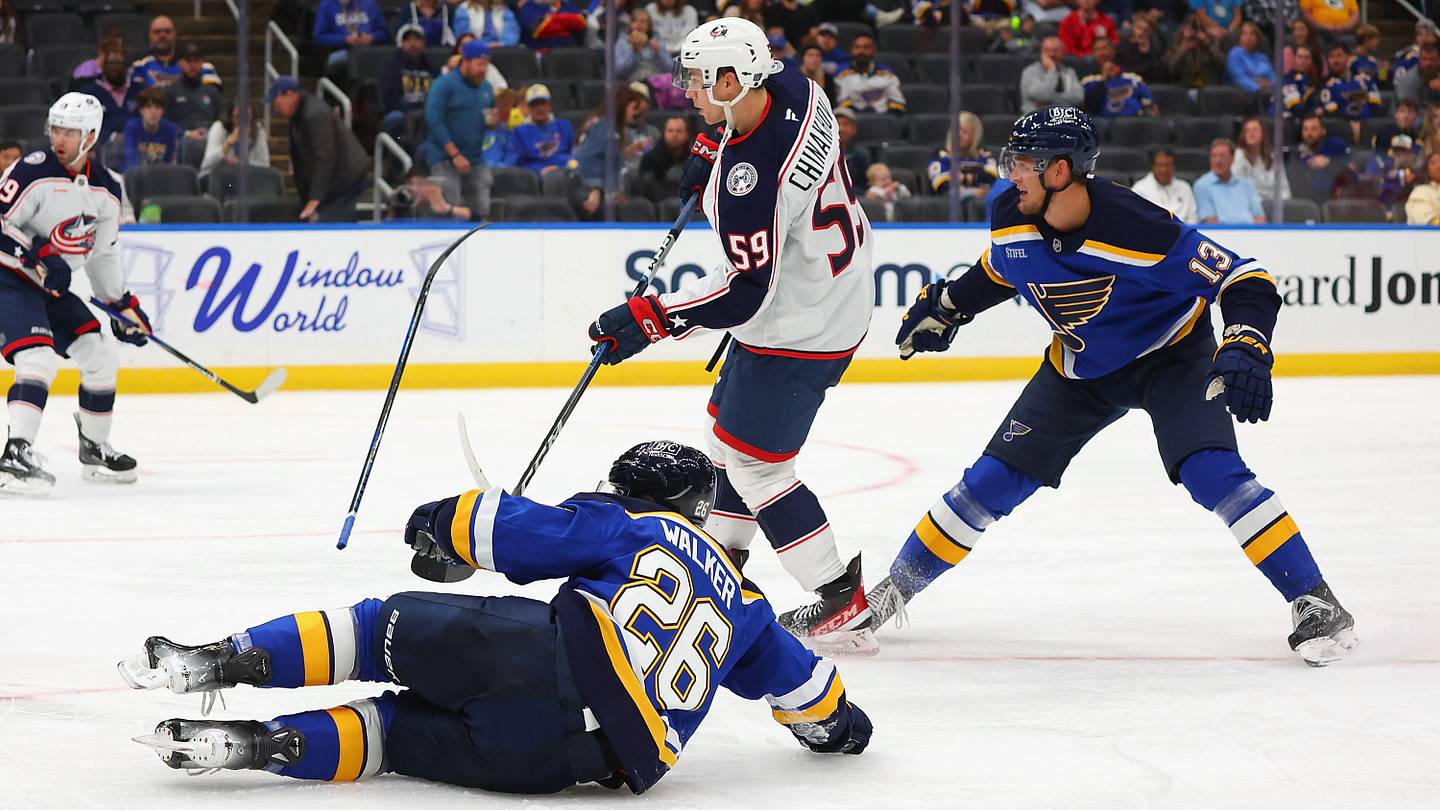 Blues cut five players from the preseason roster