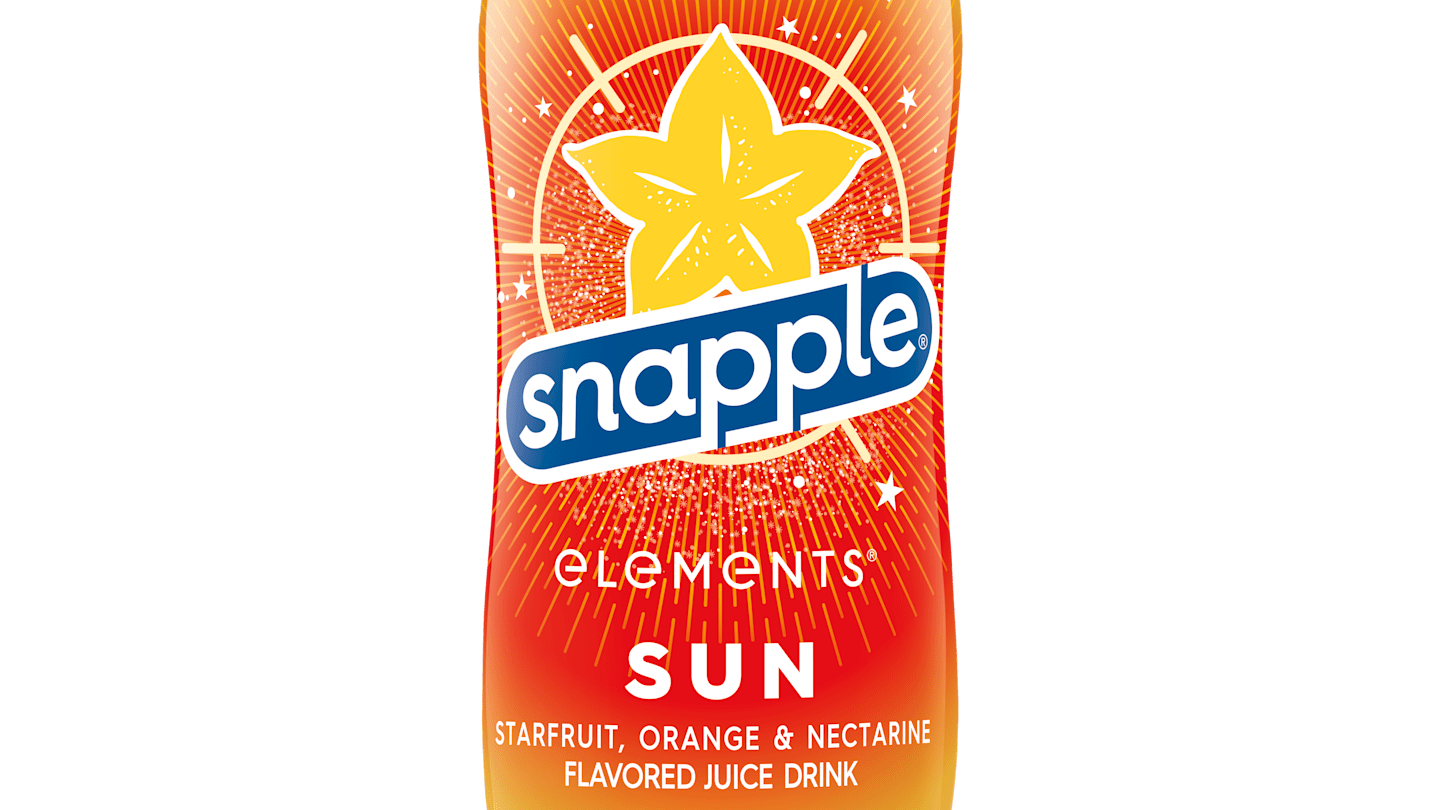 Snapple Elements Sun shines brightly with sweet citrus flavor
