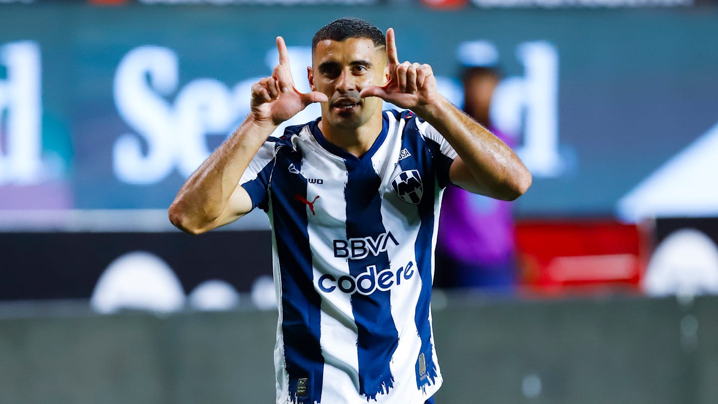 Los destacados registros de Germán Berterame en la temporada con Monterrey