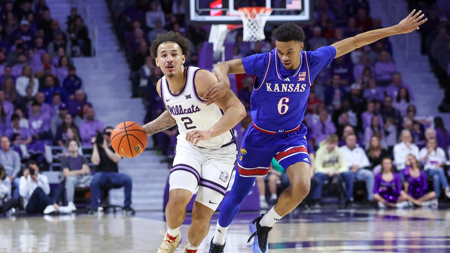 Kansas Jayhawks drop Sunflower Showdown in Bramlage Coliseum for third ...