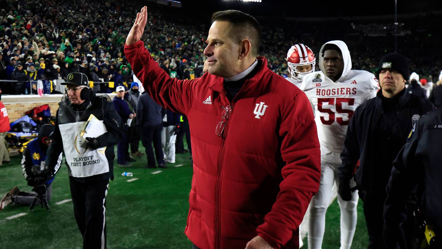 Curt Cignetti knows how to make Indiana fans run through a wall for the ...