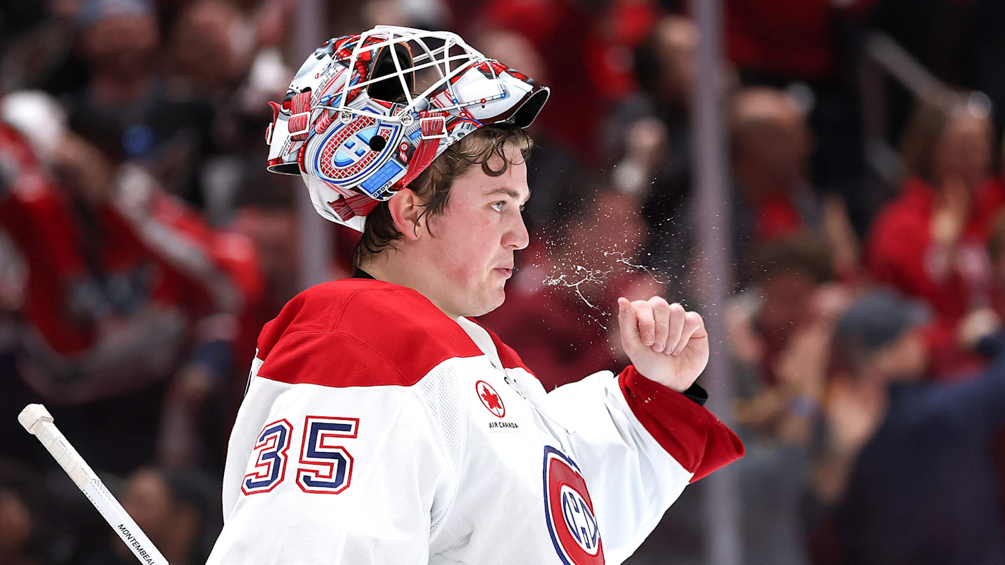 Samuel Montembeault honours late Canadiens legend with a tribute on new ...