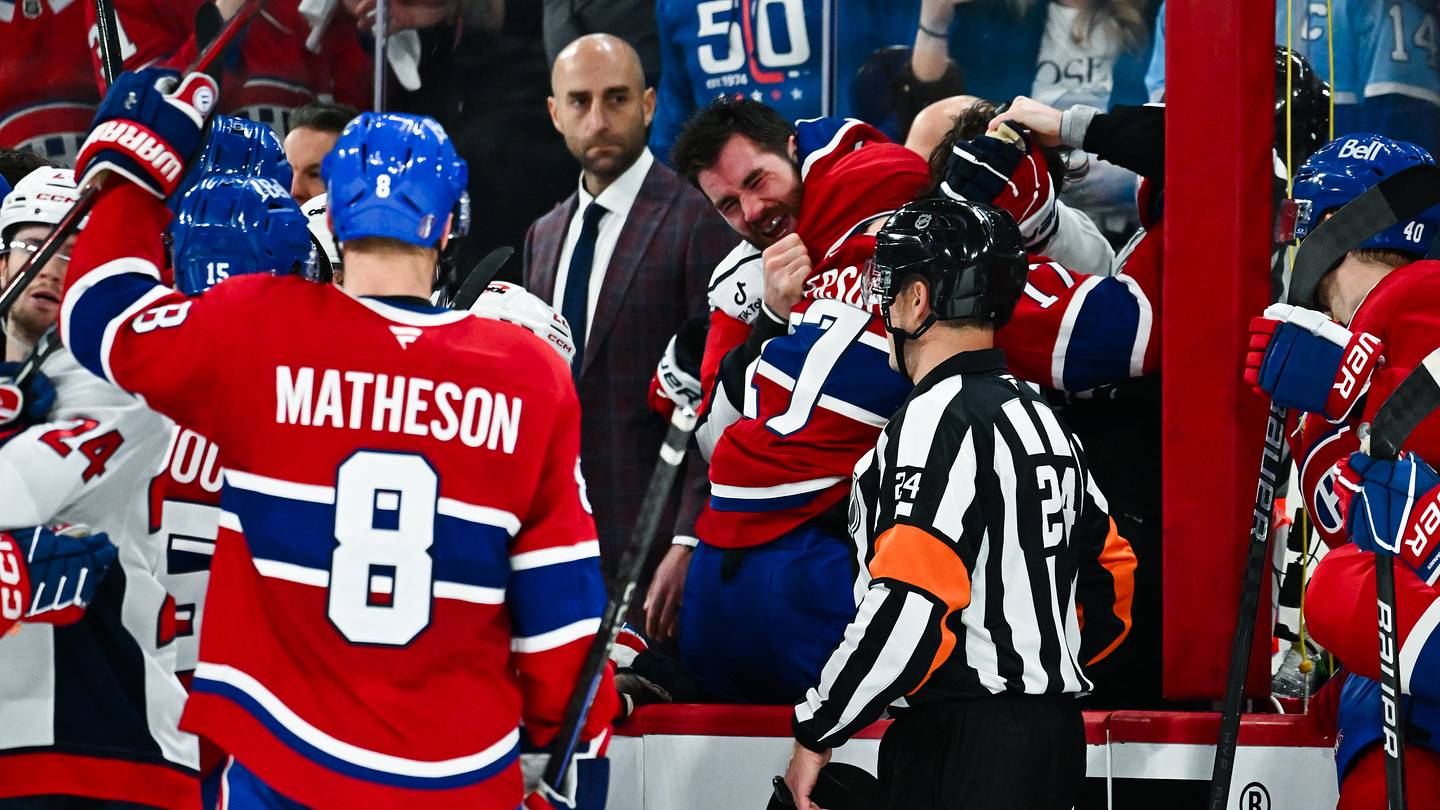 Tom Wilson, Josh Anderson take fight to the benches during Capitals ...