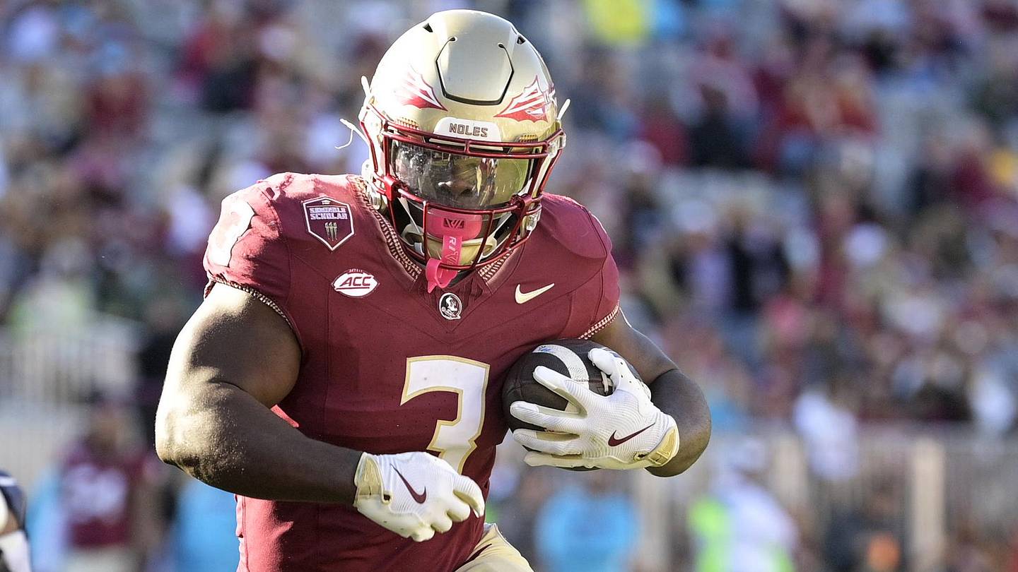 FSU running back Kameron Davis is looking to make some noise during the ...