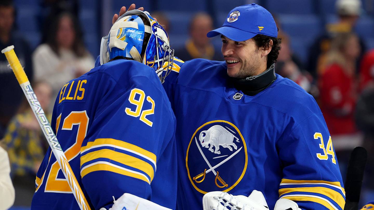Sabres' Colten Ellis took awesome rookie lap then proved he belongs in ...