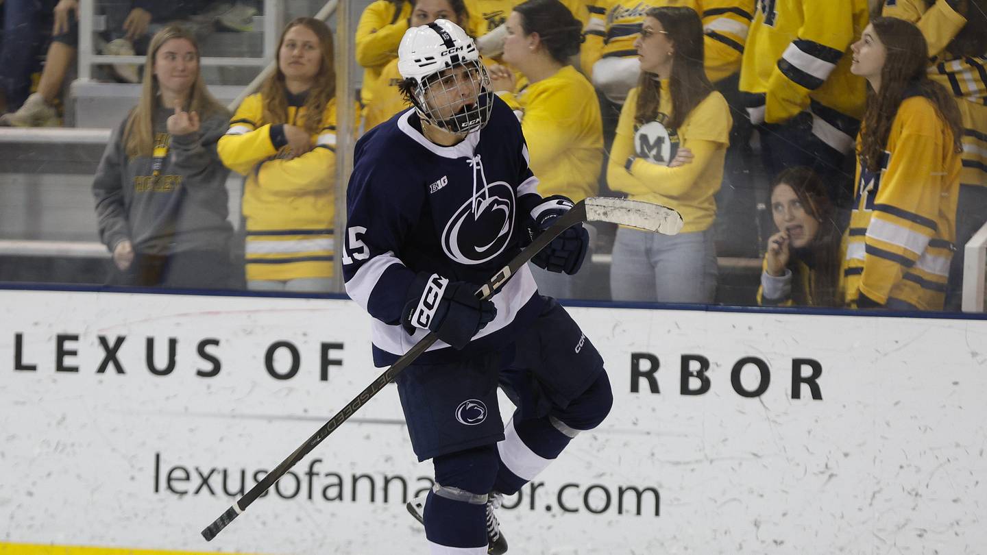 Carolina Hurricanes select Penn State men's hockey center Charlie ...