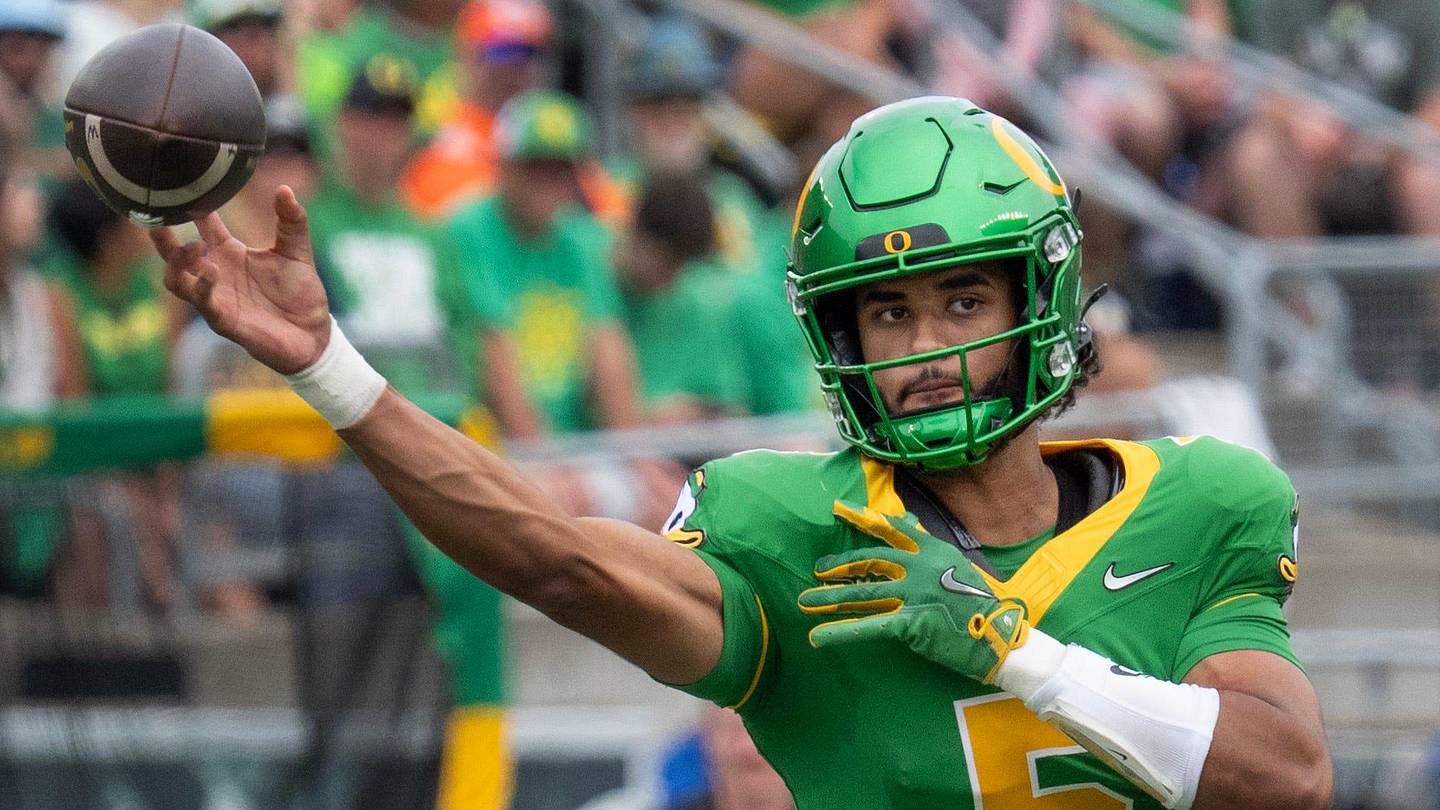 How Dante Moore elevated the Ducks to national championship contenders