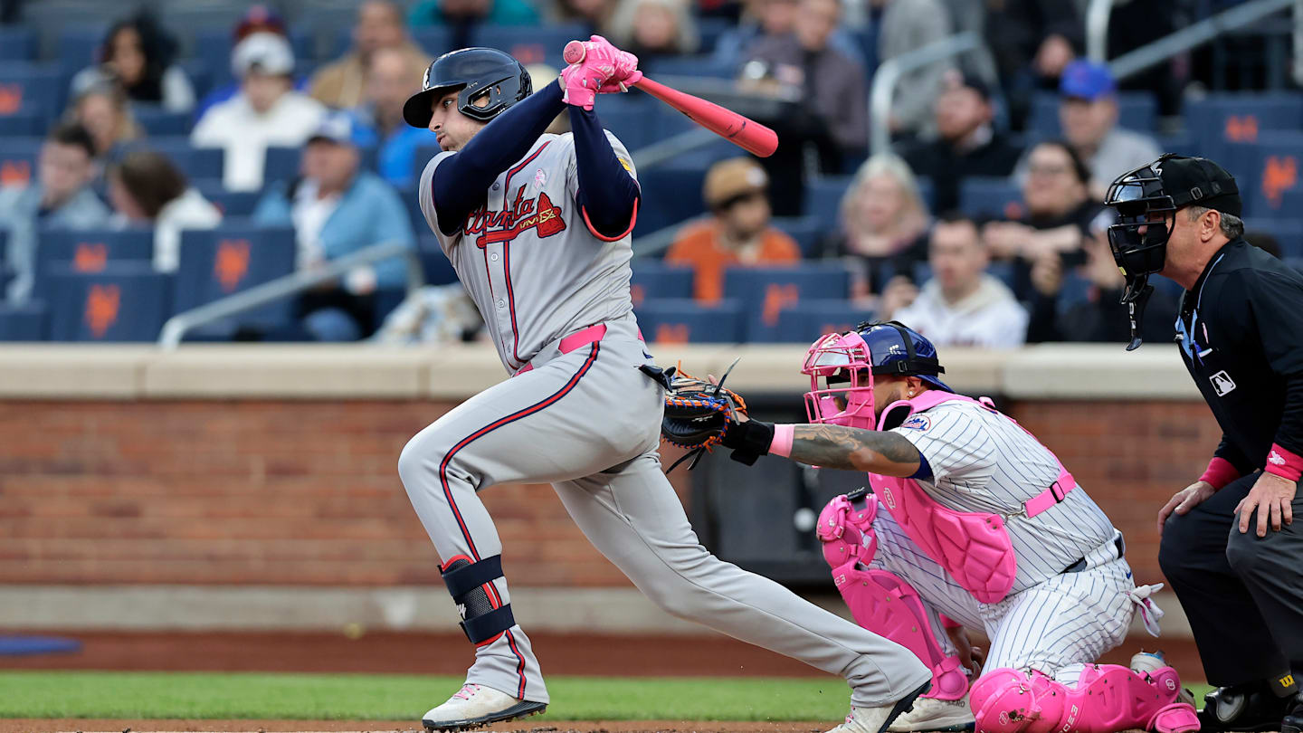 Austin Riley removed early from game against key division rival due to ...