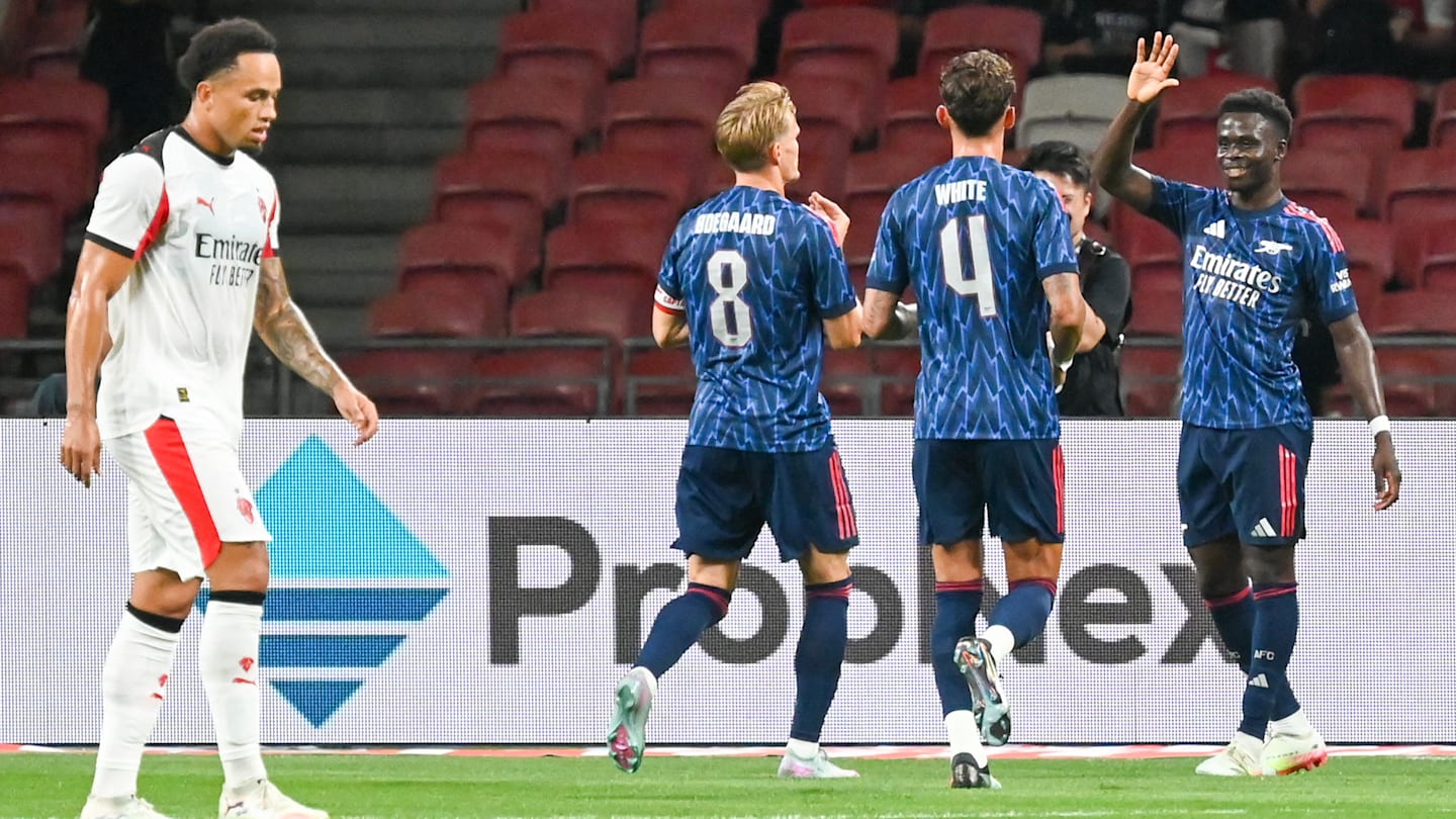 Arsenal 1-0 AC Milan: Player ratings as Gunners start pre-season with a win