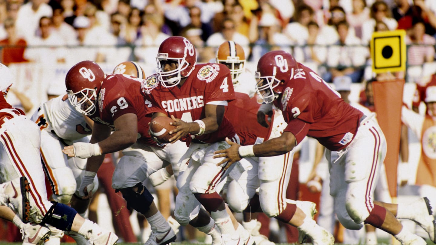 What Oklahoma team lost to an unranked opponent but that same year won the national championship?