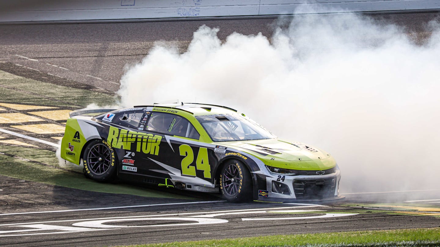 William Byron Scores Iowa Win With 145-Lap Fuel Economy Run