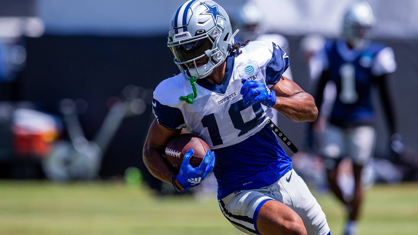 WATCH: Jalen Tolbert makes 'Play of the Day' in Cowboys' first practice