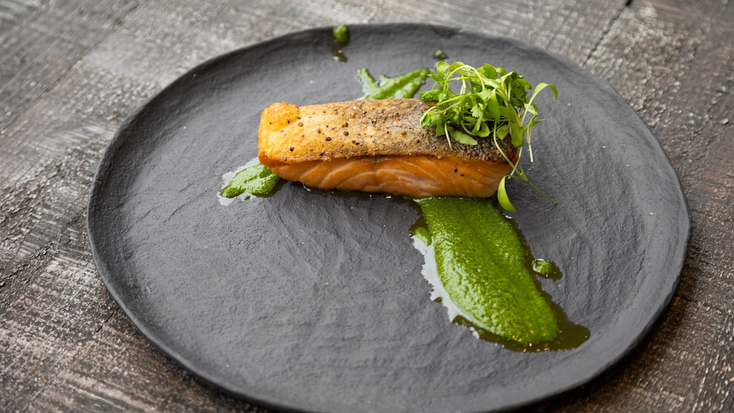 Crispy Salmon Meets Zesty Salsa Verde in This Quick Dinner Recipe