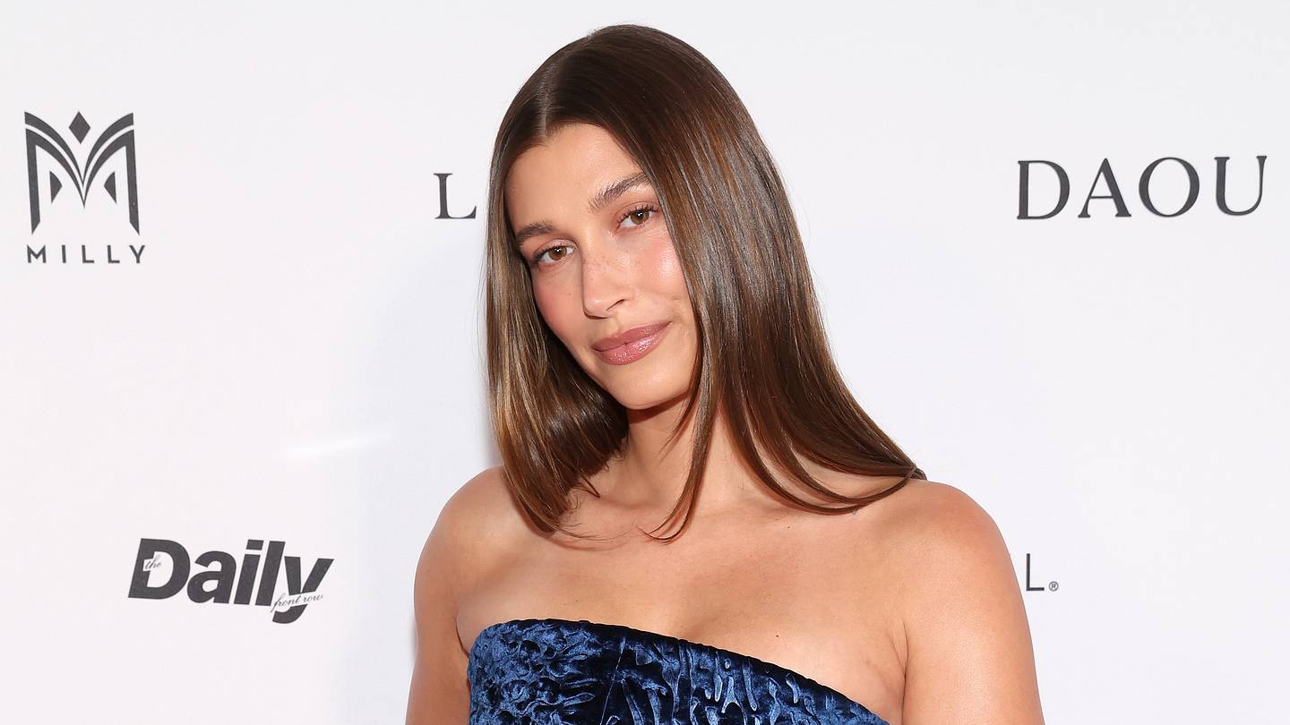 Hailey Bieber’s Iconic Wristwatch Link Mini Dress Proves She’s Always ...