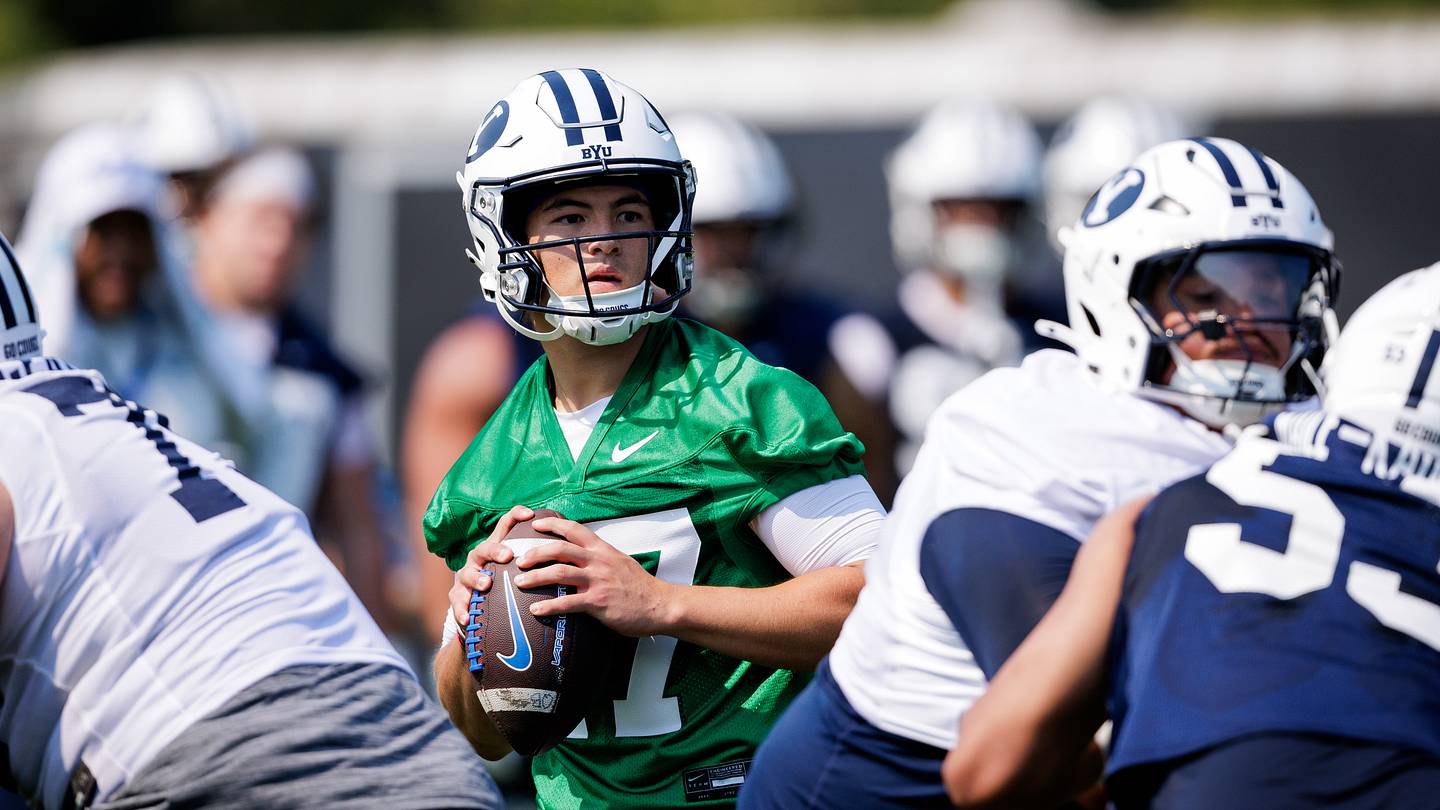 BYU Freshman QB Bear Bachmeier Explains Unique Jersey Number