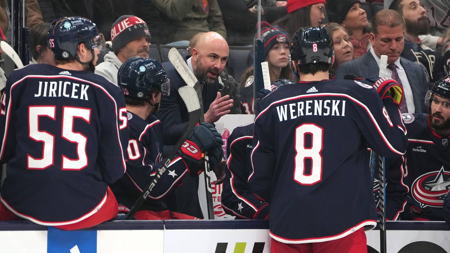 The Blue Jackets put Pascal Vincent in a bad spot during his lone ...