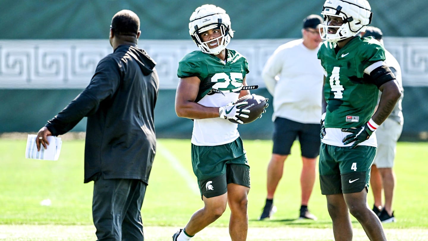 Michigan State football RBs coach gives update on Jace Clarizio