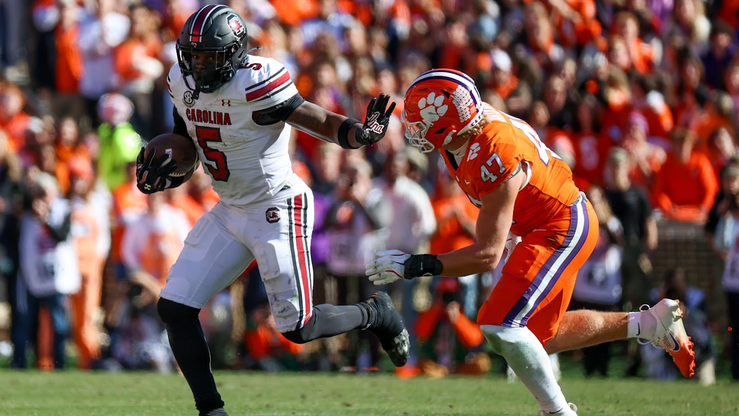 South Carolina's Rocket Sanders signs with L.A. Chargers after 2025 NFL ...