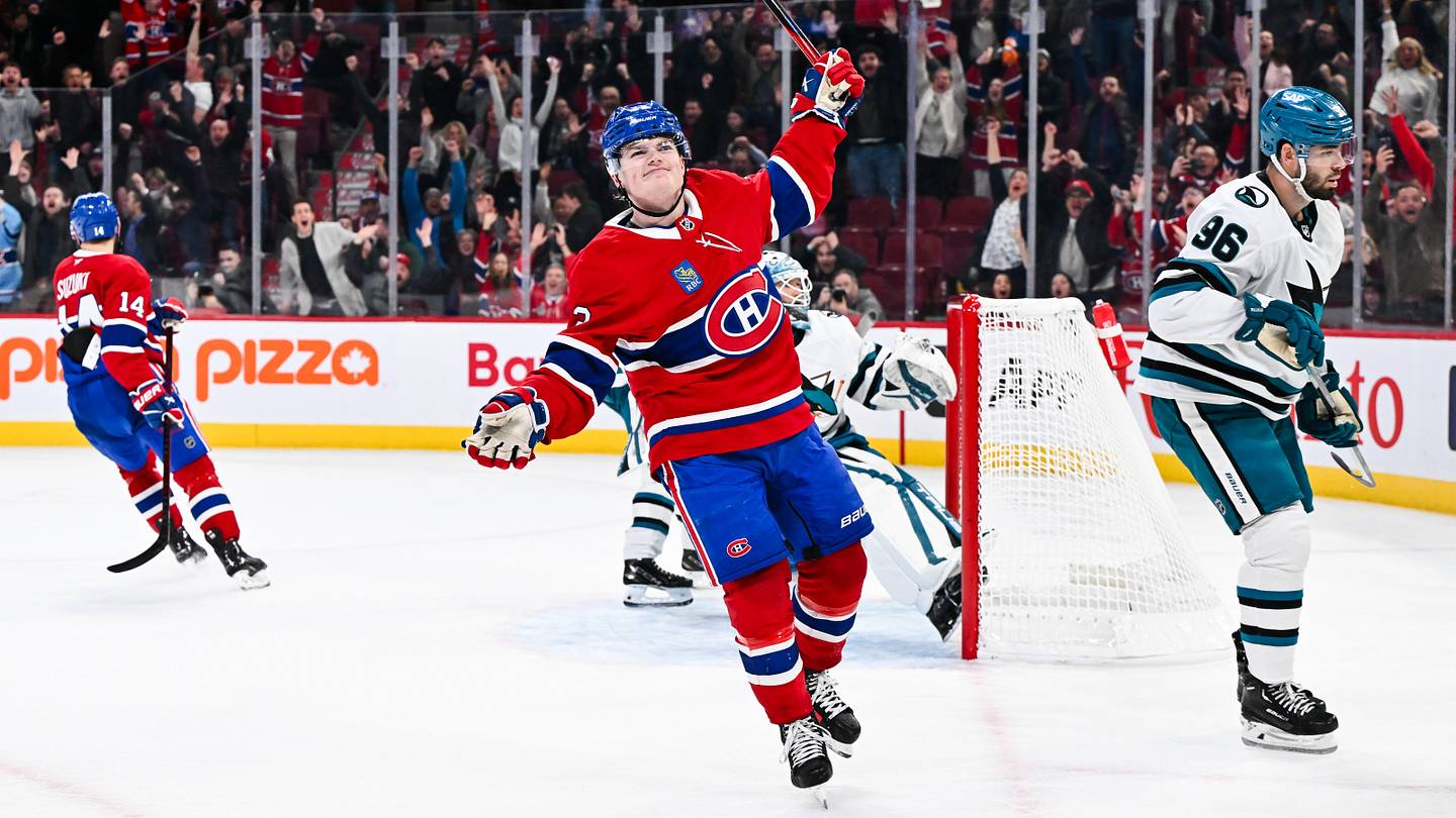 Cole Caufield scores first in back-to-back games and reaches important ...