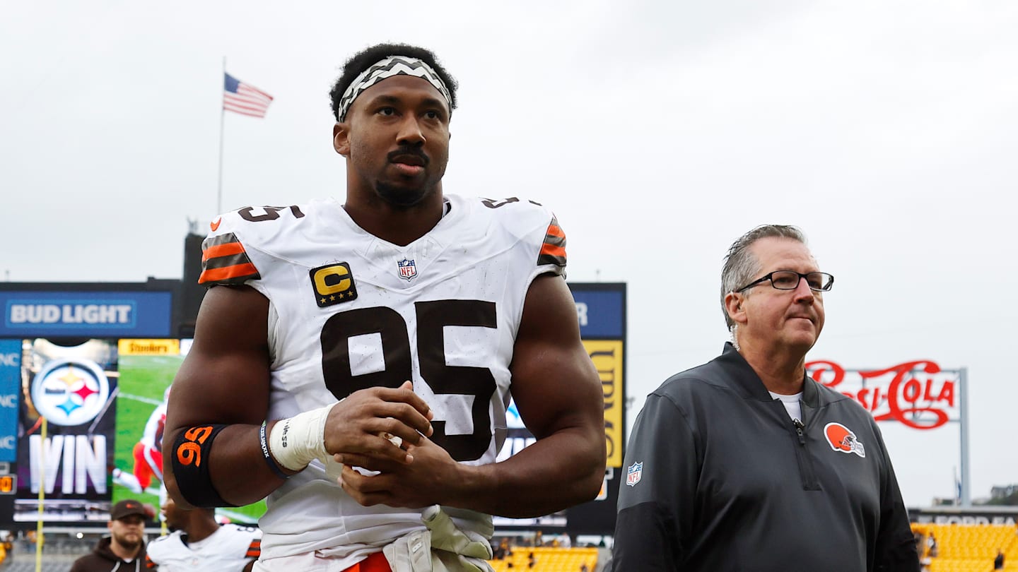 Put Myles Garrett on back of a milk carton after strange disappearance ...