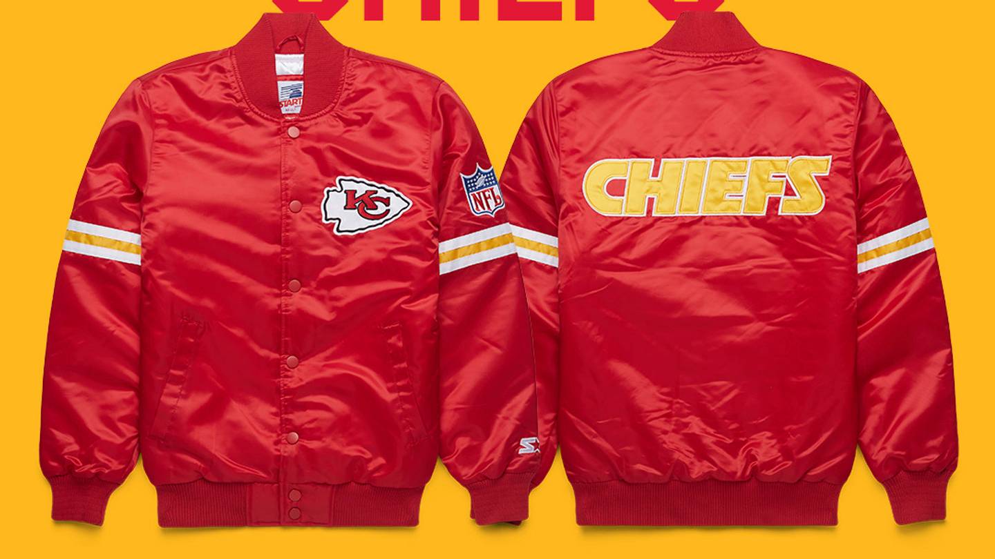 This Chiefs satin Starter jacket is what every fan needs