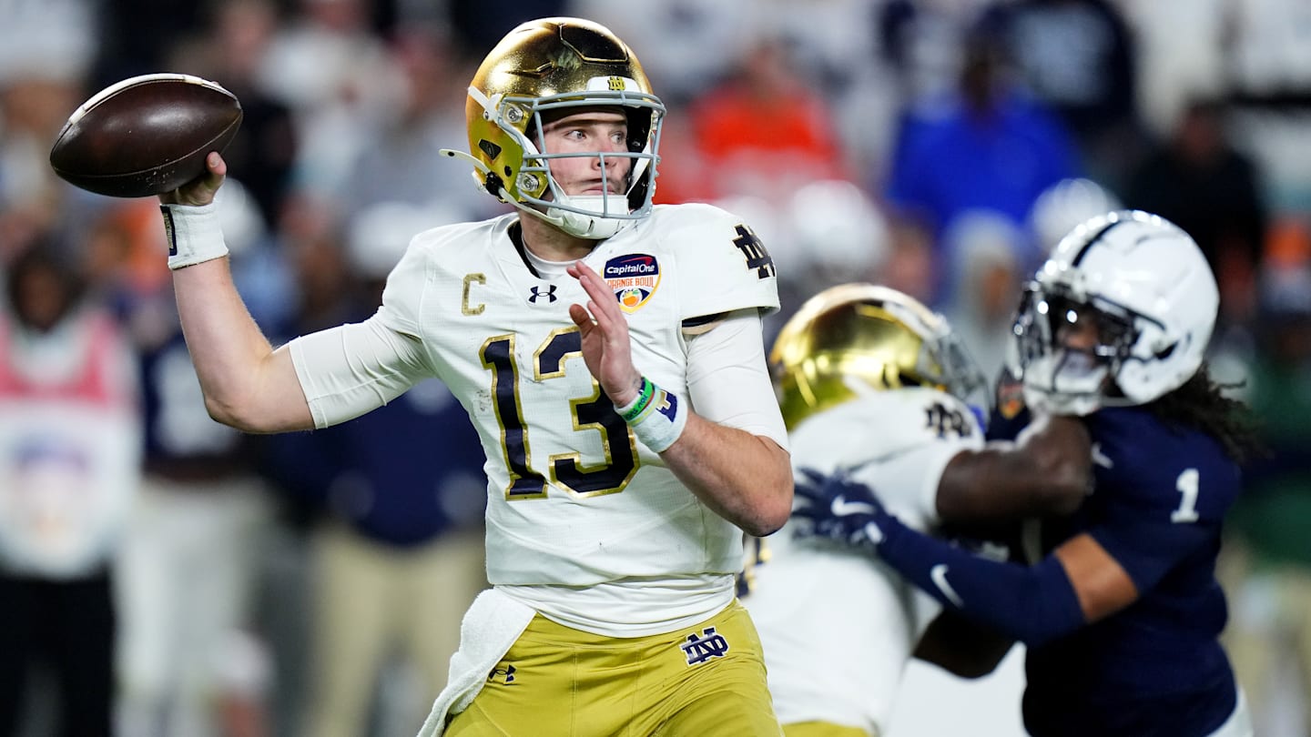 Riley Leonard NFL Draft projection: 3 teams that should love Notre Dame ...