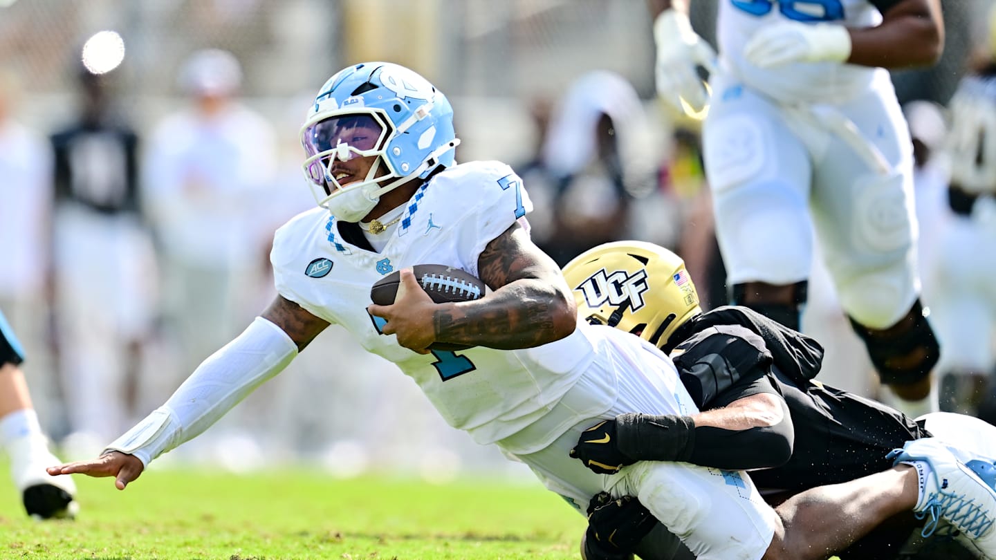 Starting quarterback Gio Lopez suffers an apparent lower-body injury