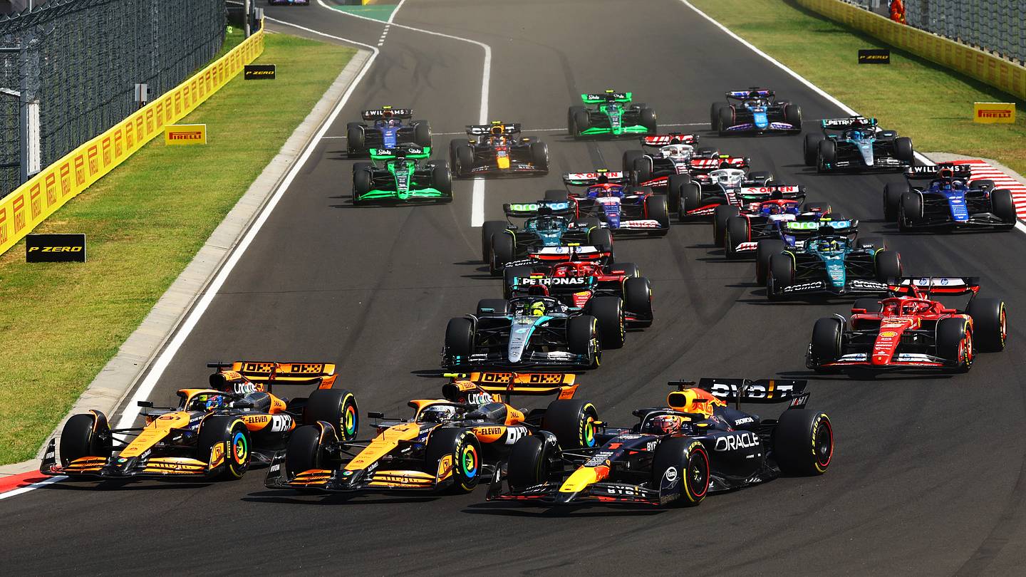 Hungary F1 qualifying, full Hungarian Grand Prix starting lineup