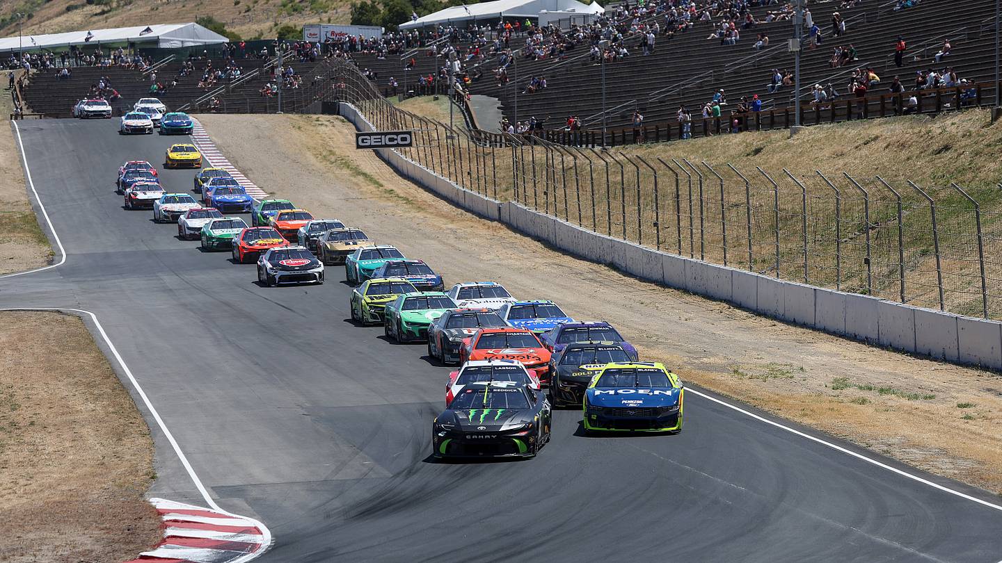 NASCAR Cup Series qualifying: Full Sonoma starting lineup
