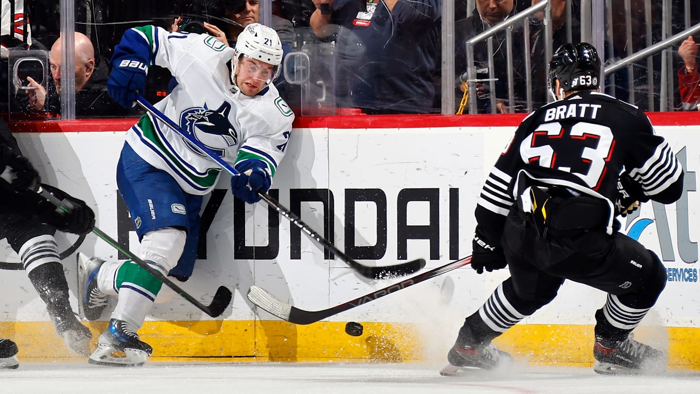 Does Nils Hoglander make sense for New Jersey Devils with current injuries?