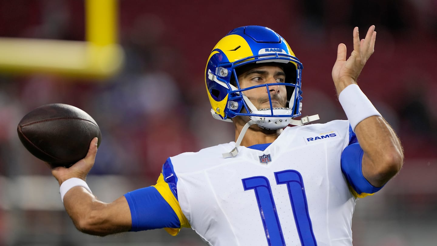 Okay, Jimmy Garoppolo, let's see what you've got as Rams aim at playoffs