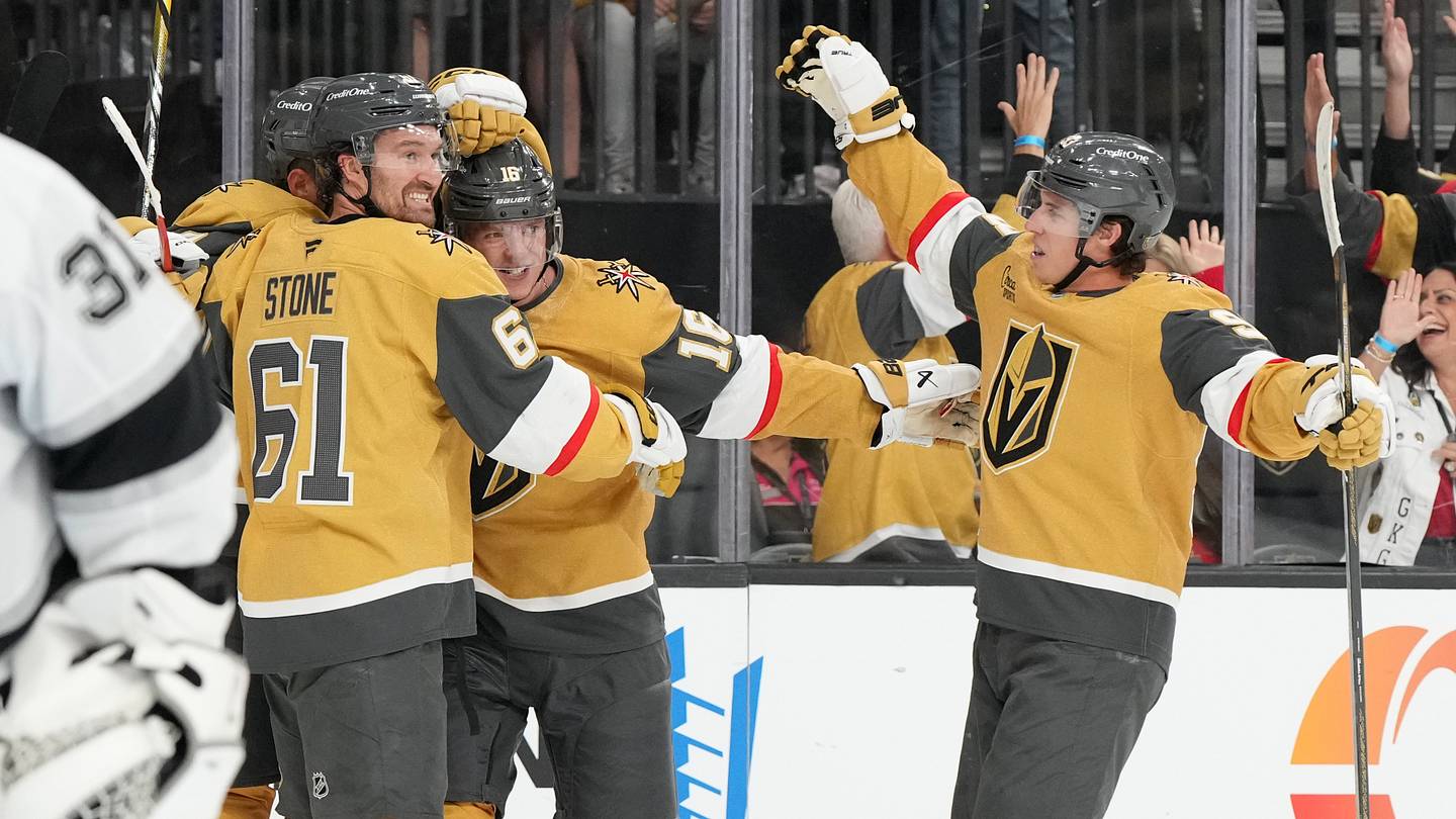 Pesky Los Angeles Kings edge the Golden Knights in a shootout