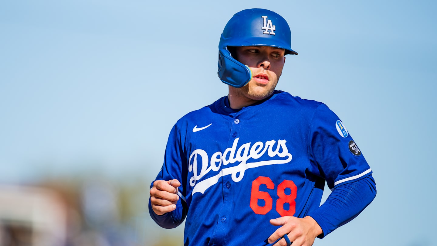 The Dodgers are being completely unfair to top prospect Dalton Rushing