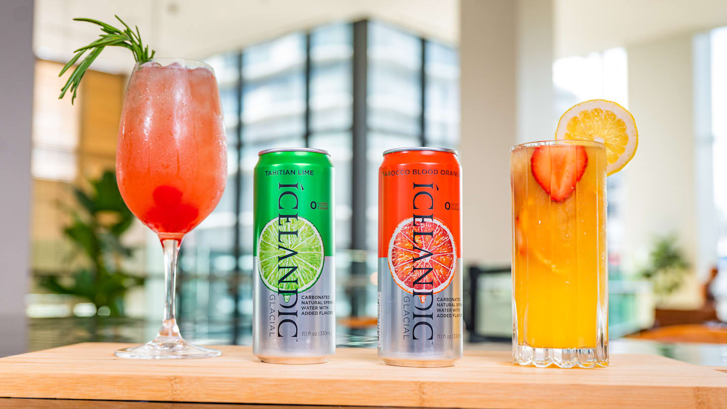 Icelandic Glacial merry mocktails add some zest to any celebration