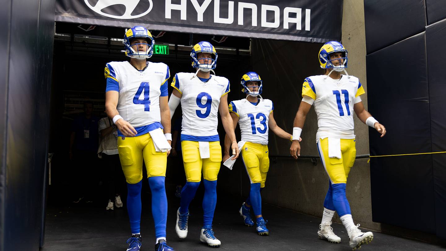The Rams' QB room is brimming over with weirdness in 2025
