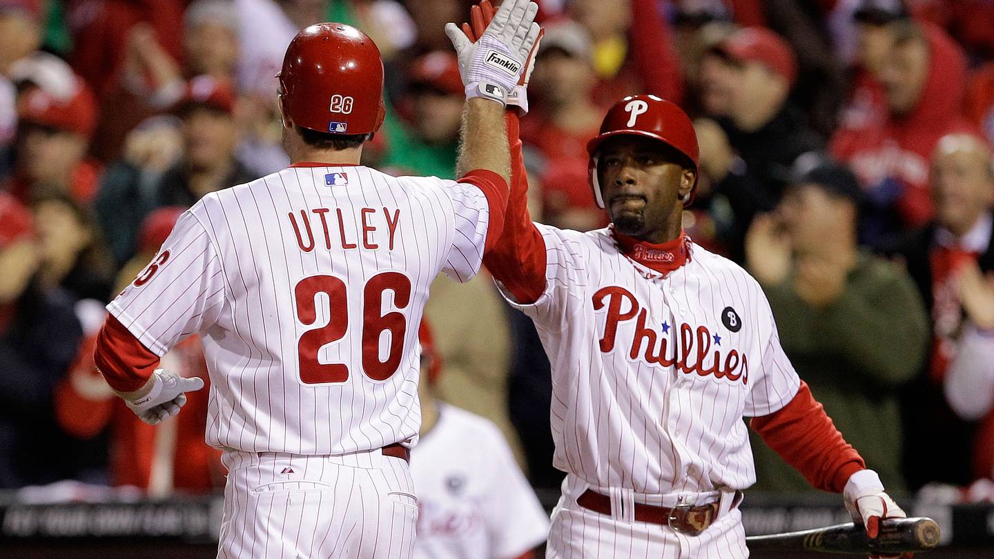 Chase Utley officially joins Rollins, 3 other Phillies on 2024 Hall of ...