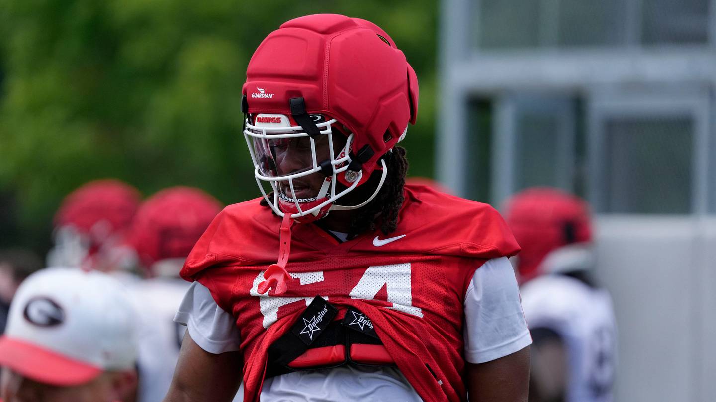 Georgia Football Offensive Line Spring Practice Depth Chart Check