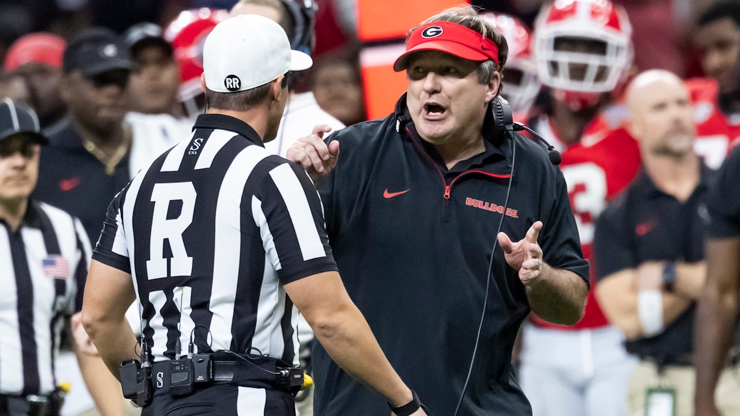 Georgia coach gives 'sore loser' vibes with complaints about Notre Dame ...