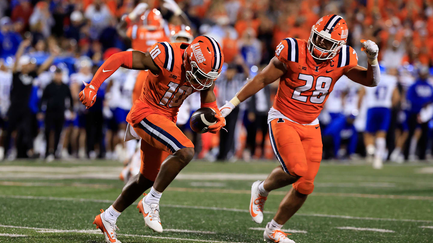 Illinois football projected defensive depth chart for the 2025 season