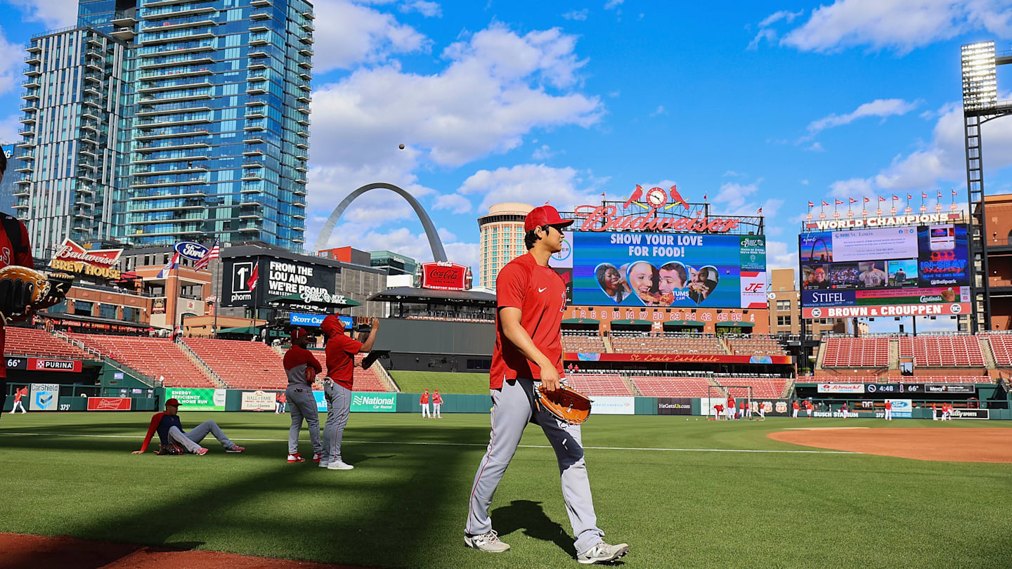 Los Angeles Angels Probable Pitchers & Starting Lineup vs. St. Louis ...