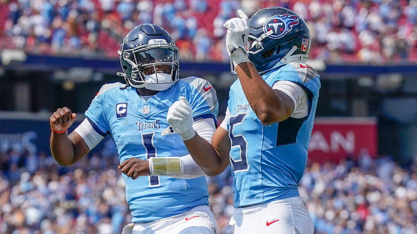 PFF Reveals Titans' Top Offensive Performers From Week 2