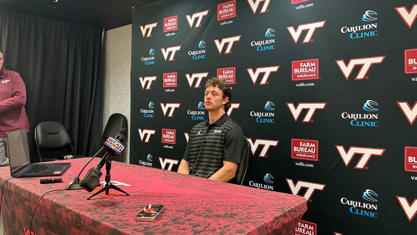 Everything From Virginia Tech SS Clay Grady At Baseball's Media Day