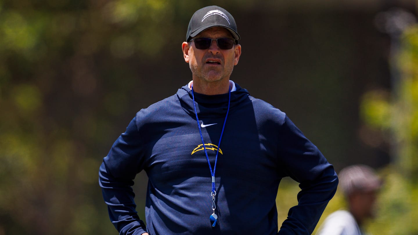 Jim Harbaugh couldn't be clearer that the Justin Herbert trade rumors ...