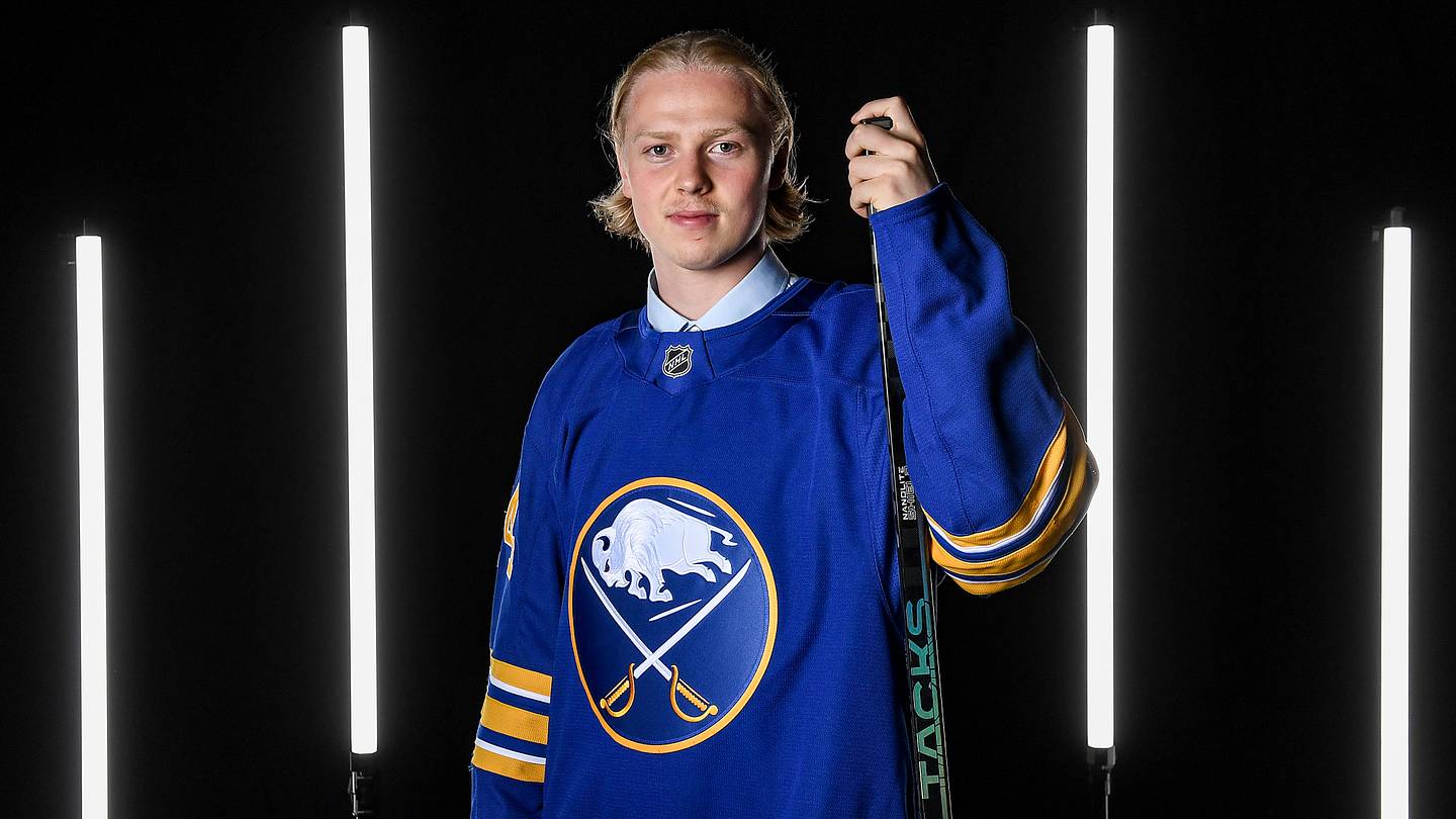 Konsta Helenius playing directly in the Sabres system could set the ...