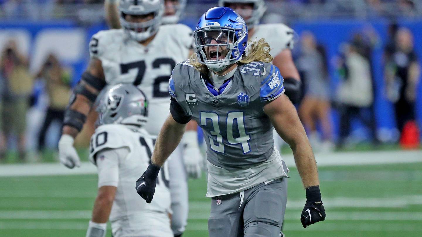 Lions linebacker Alex Anzalone may miss some time with injury from ...