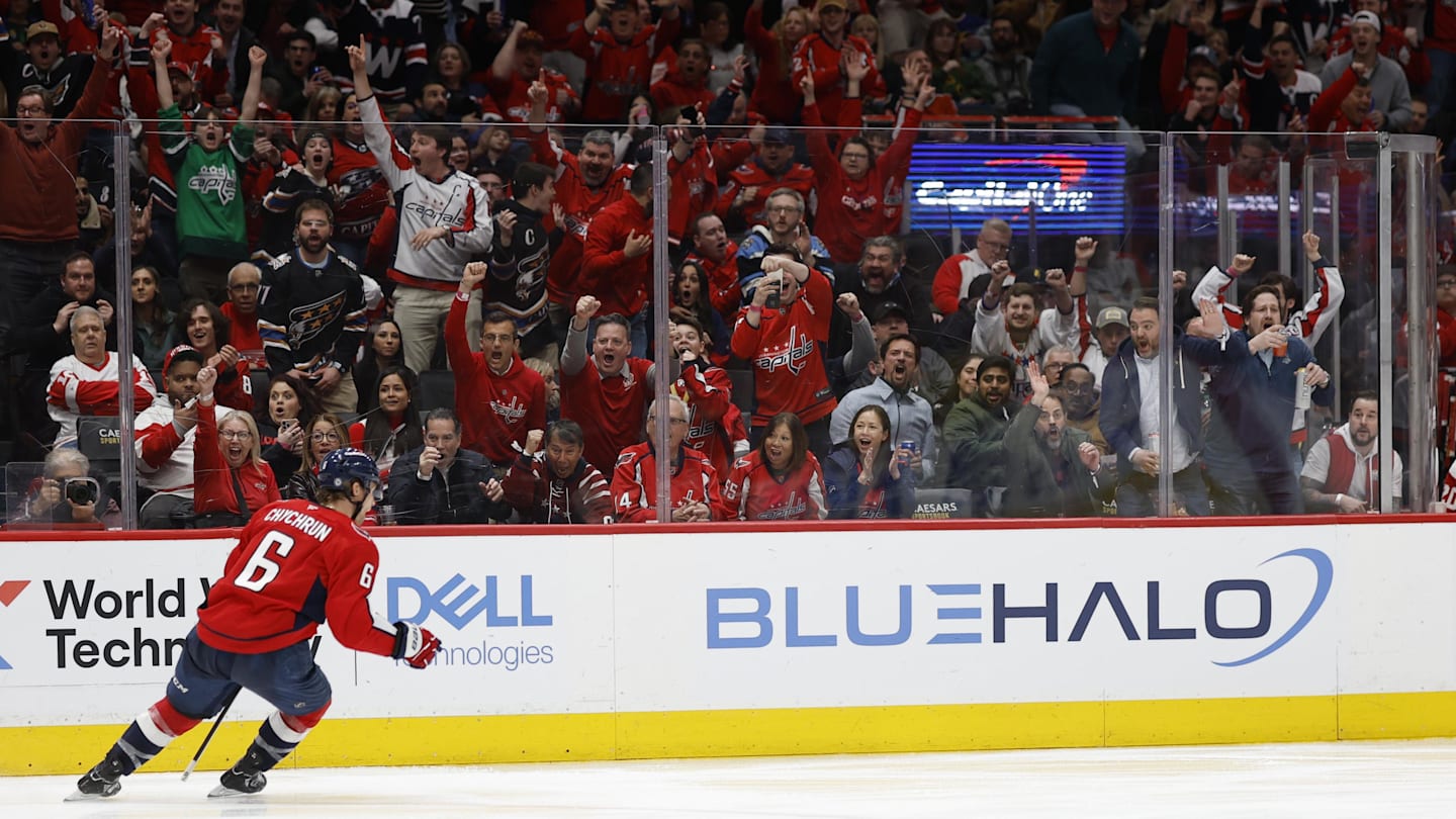 Washington Capitals rally in the third period to put up crooked number ...